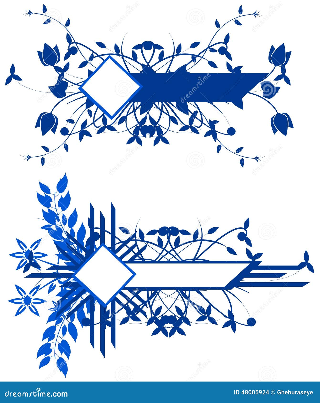 Isolated Abstract Colorful Set of Label Stock Illustration ...