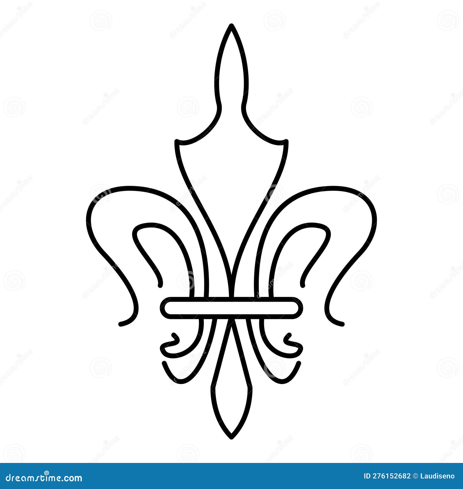 Isolated Abstract Lys Flower Symbol Icon Vector Stock Vector ...