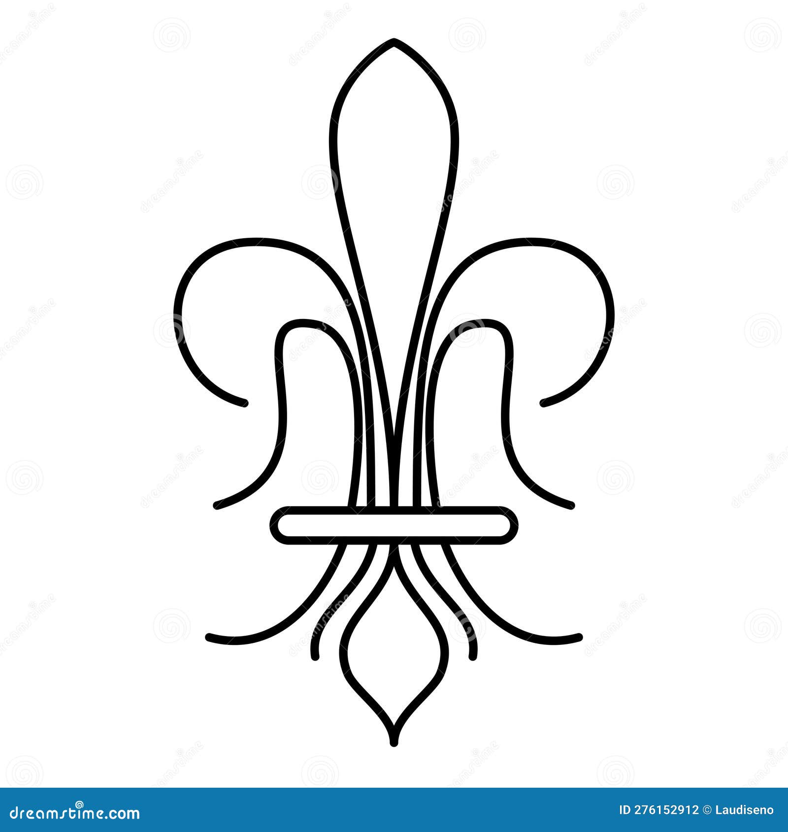 Isolated Abstract Lys Flower Symbol Icon Vector Stock Vector ...