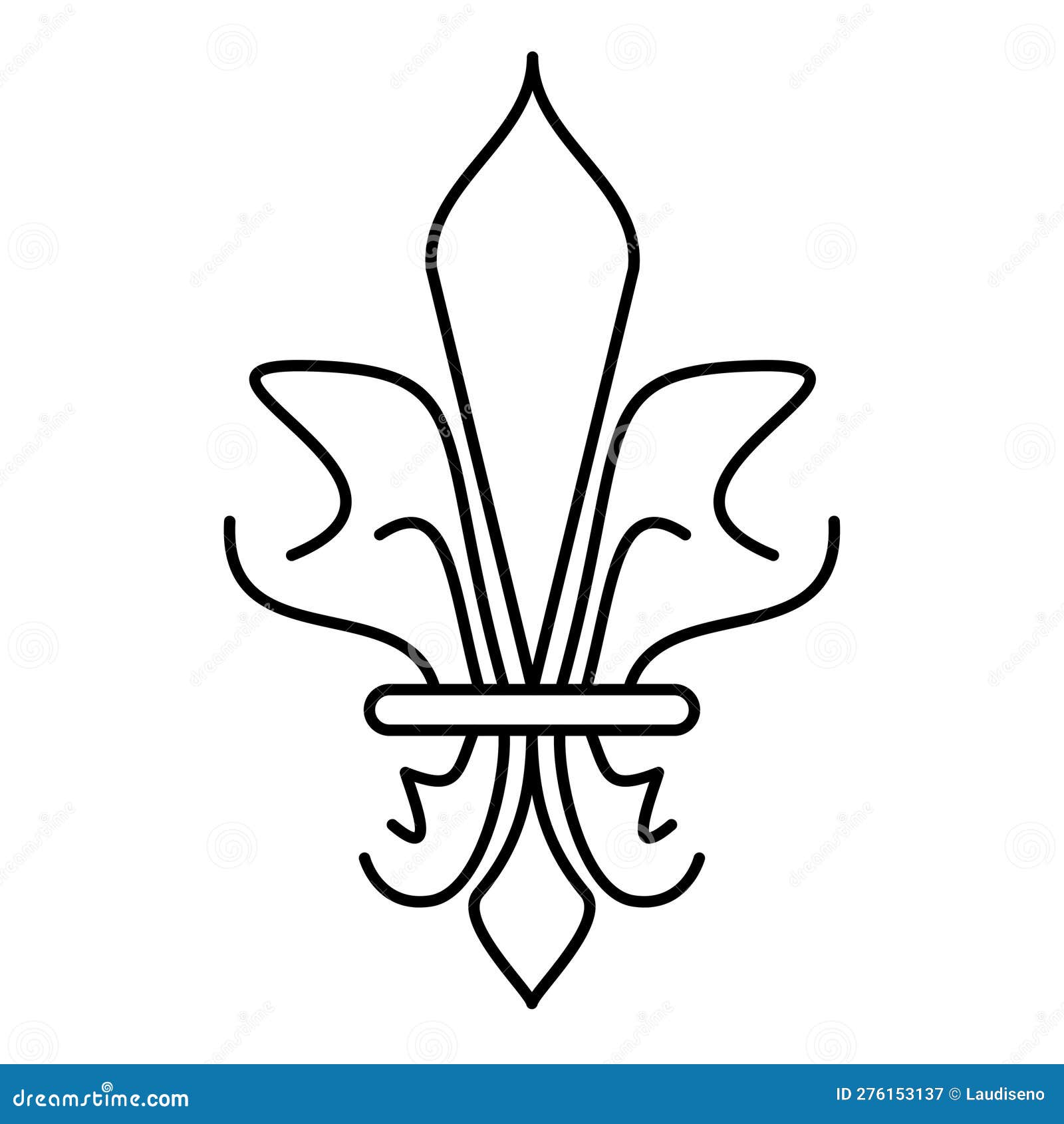 Isolated Abstract Lys Flower Symbol Icon Vector Stock Vector ...