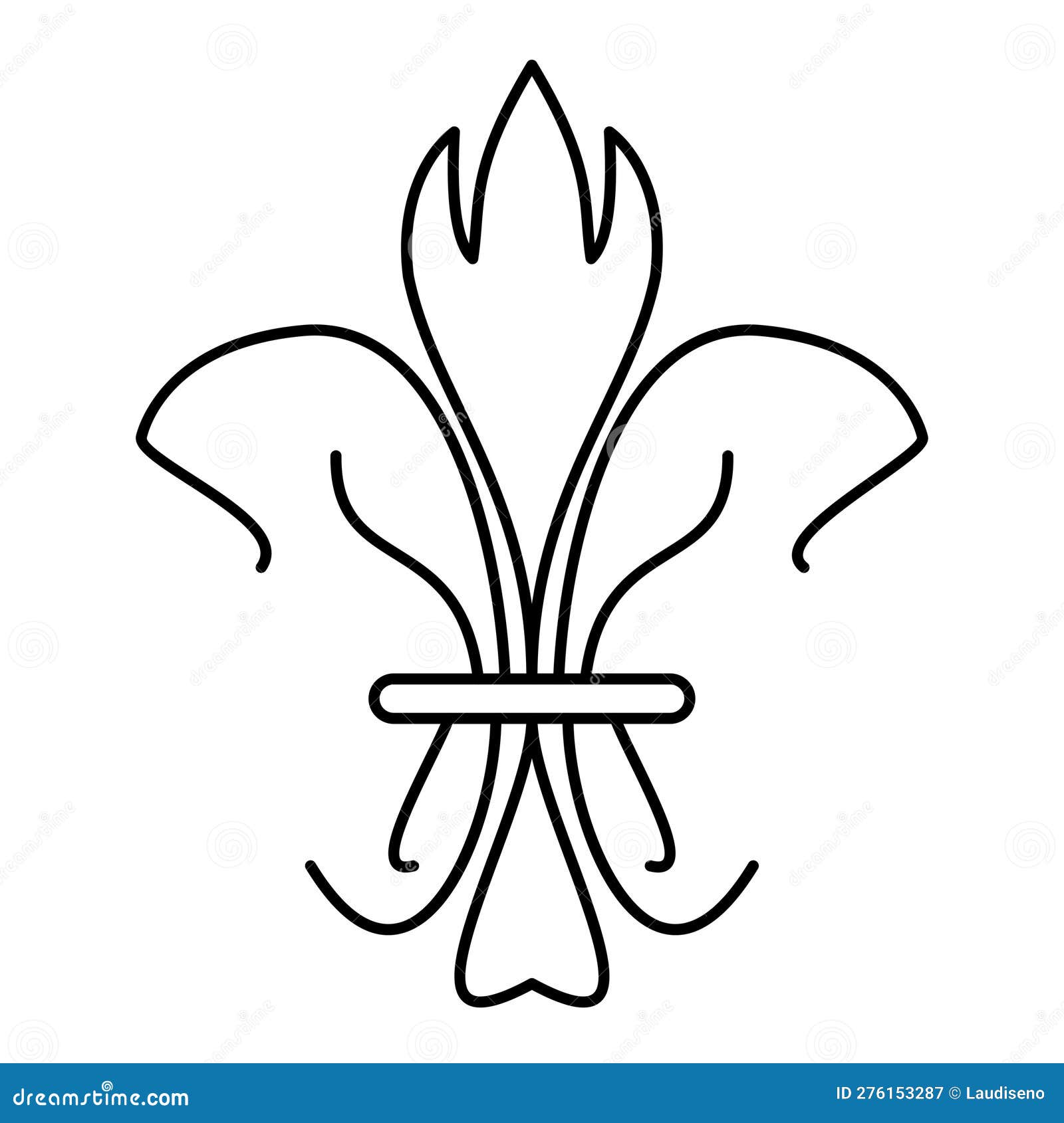 Isolated Abstract Lys Flower Symbol Icon Vector Stock Vector ...