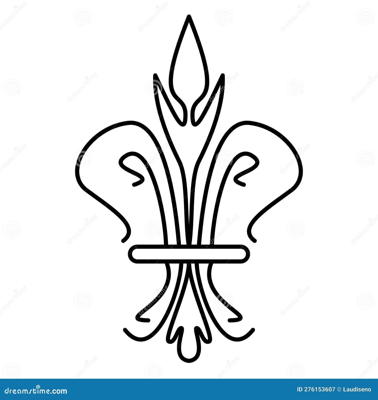 Isolated Abstract Lys Flower Symbol Icon Vector Stock Vector ...