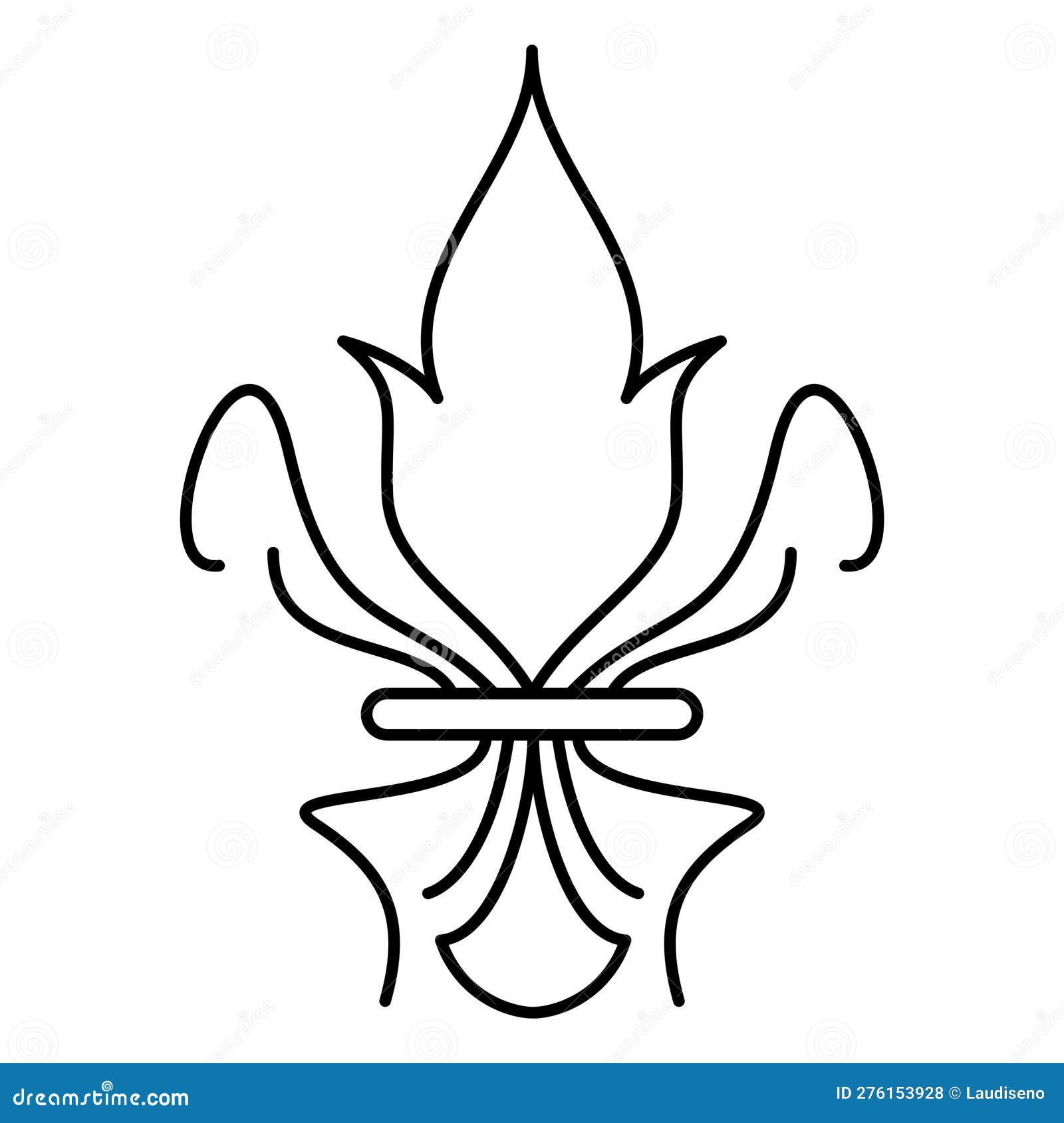 Isolated Abstract Lys Flower Symbol Icon Vector Stock Vector ...