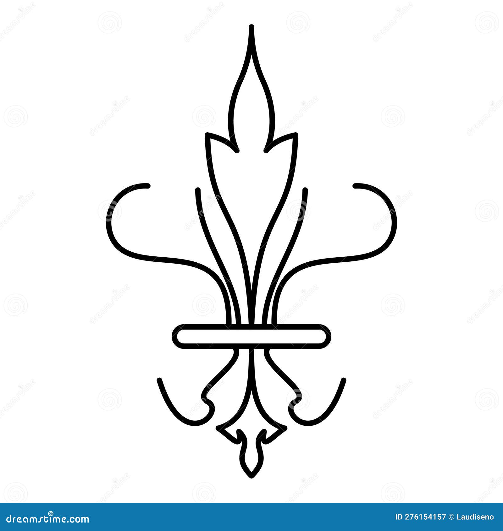 Isolated Abstract Lys Flower Symbol Icon Vector Stock Vector ...