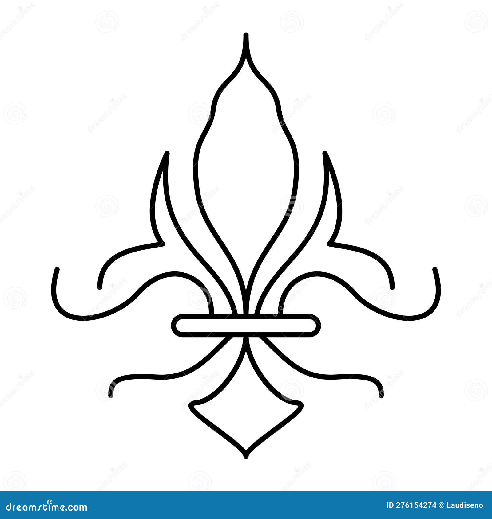 Isolated Abstract Lys Flower Symbol Icon Vector Stock Vector ...