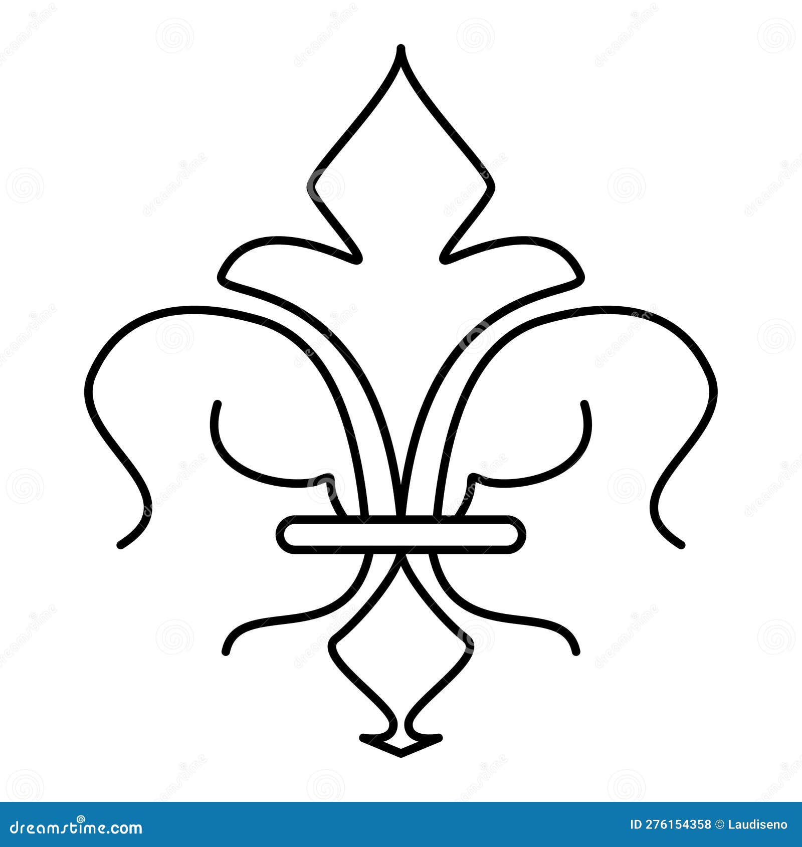 Isolated Abstract Lys Flower Symbol Icon Vector Stock Vector ...