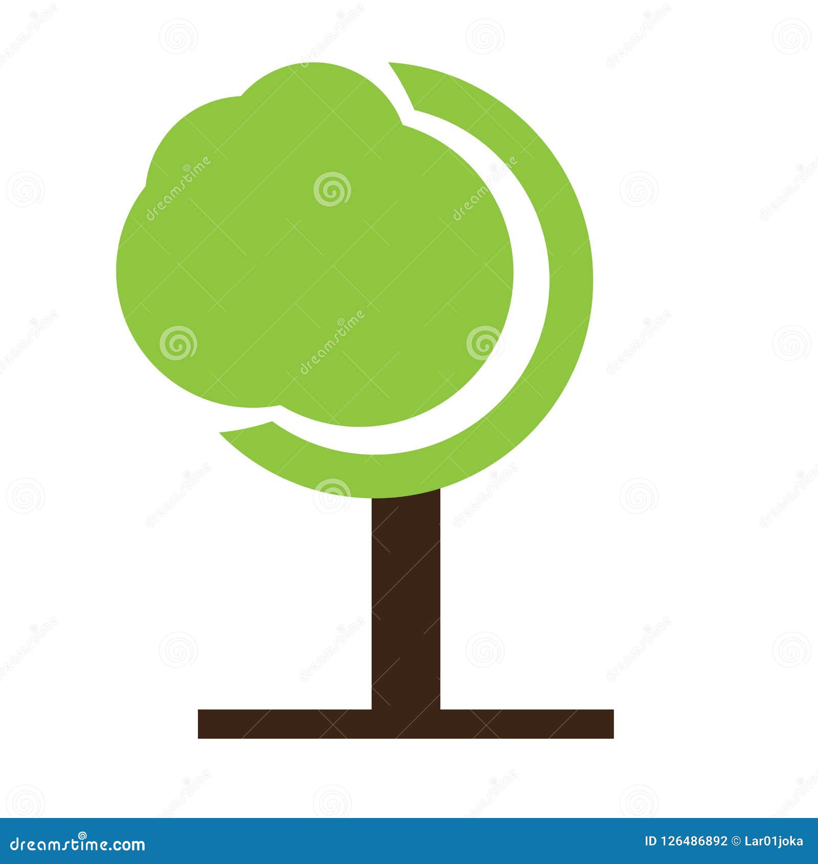 Isolated Abstract Tree Icon Stock Vector - Illustration of shape ...