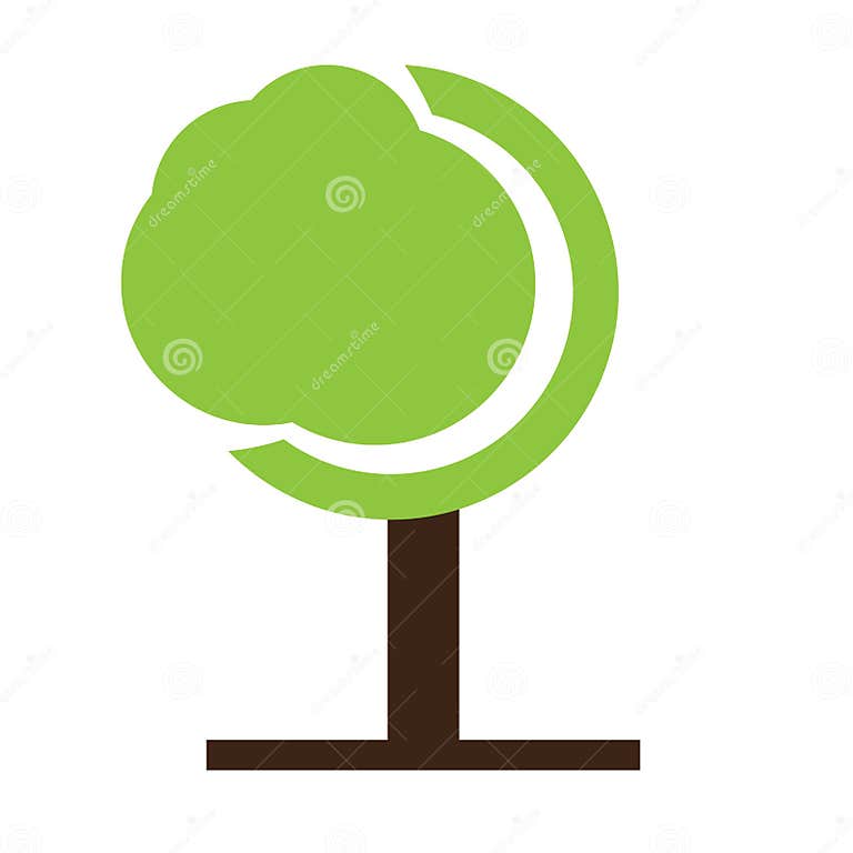 Isolated Abstract Tree Icon Stock Vector - Illustration of shape ...