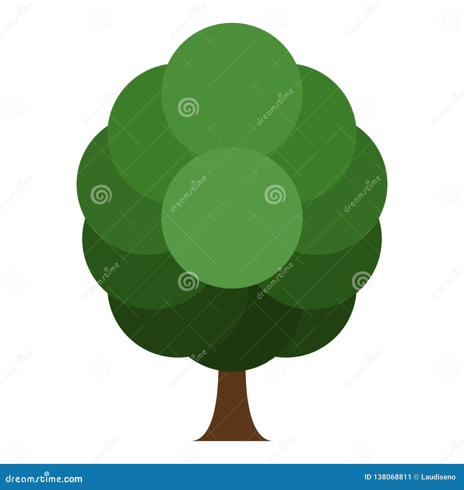 Isolated Abstract Tree Icon Stock Vector - Illustration of vector ...