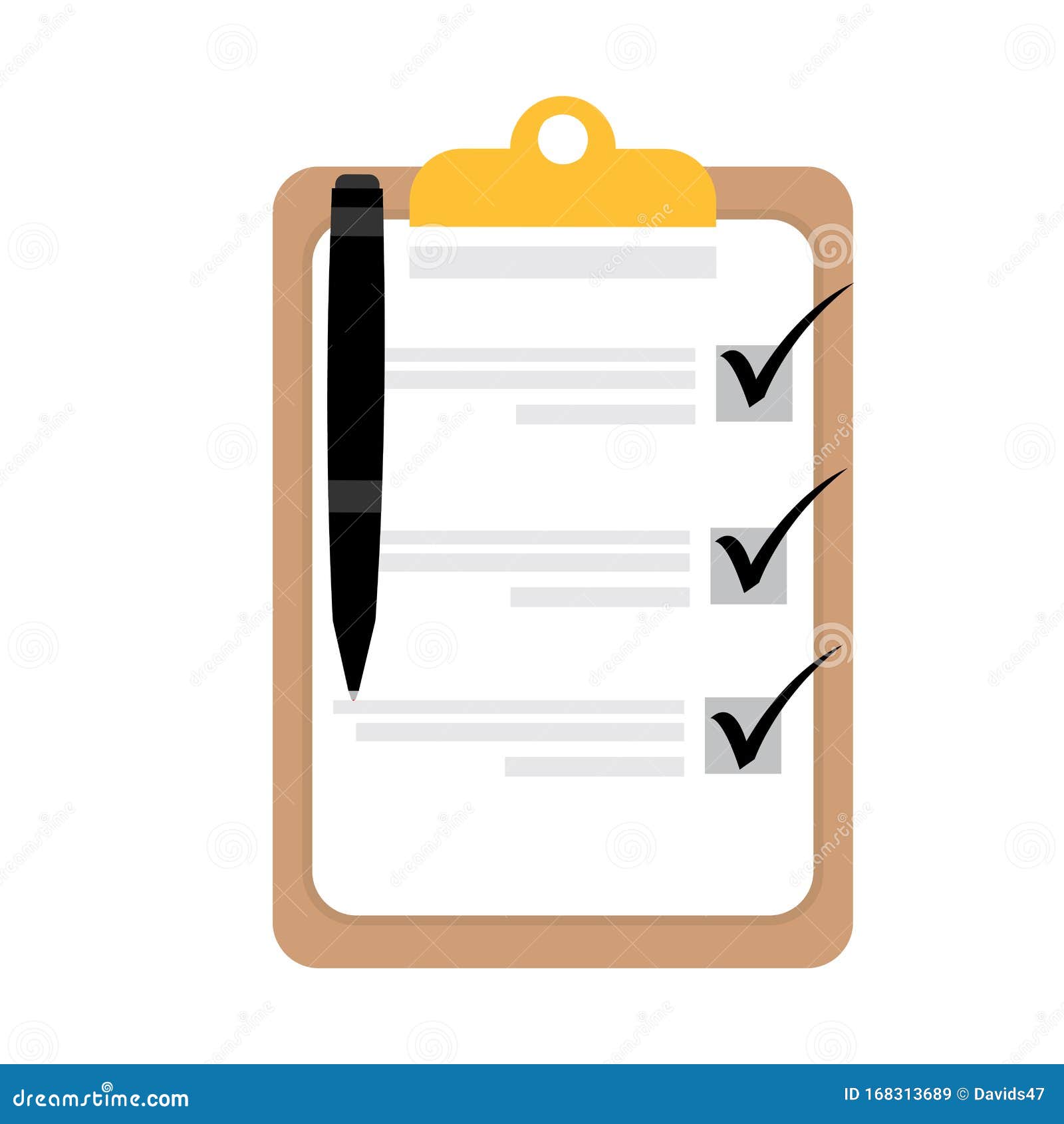 Activity checklist image stock vector. Illustration of design - 168313689