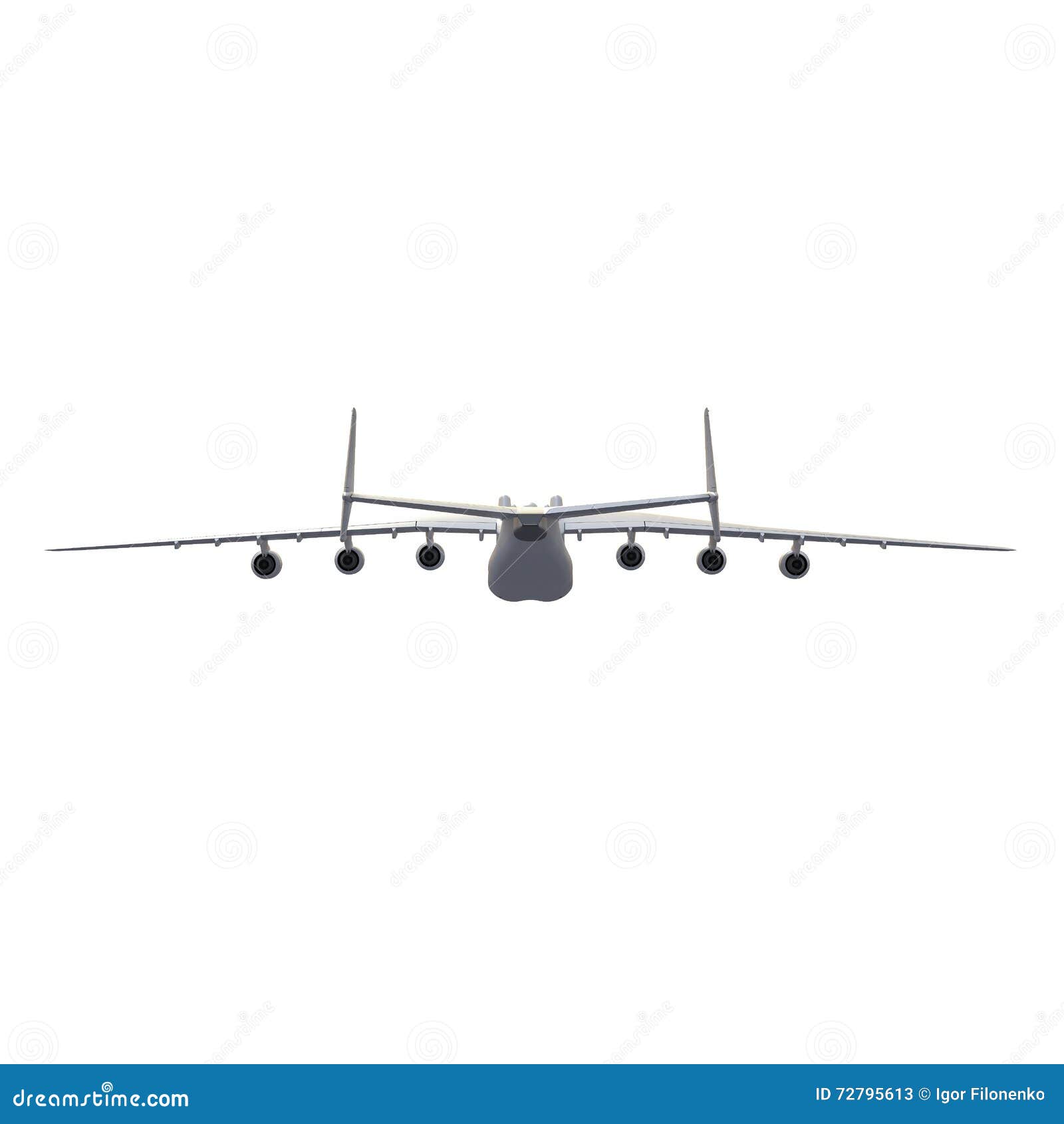 Isolated Aircraft 3d Rendering Stock Image - Illustration of flight ...