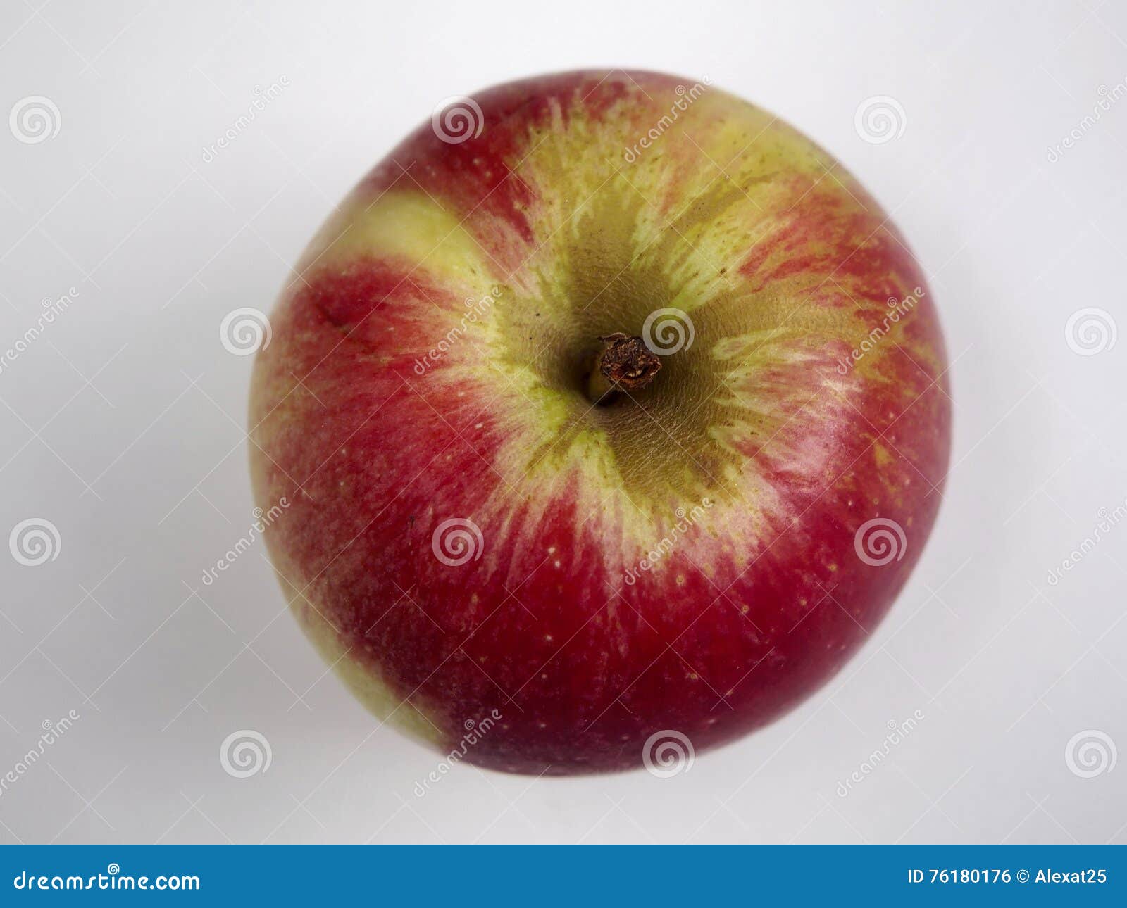 Isolated Akane apple stock photo. Image of sweet, food - 76180176