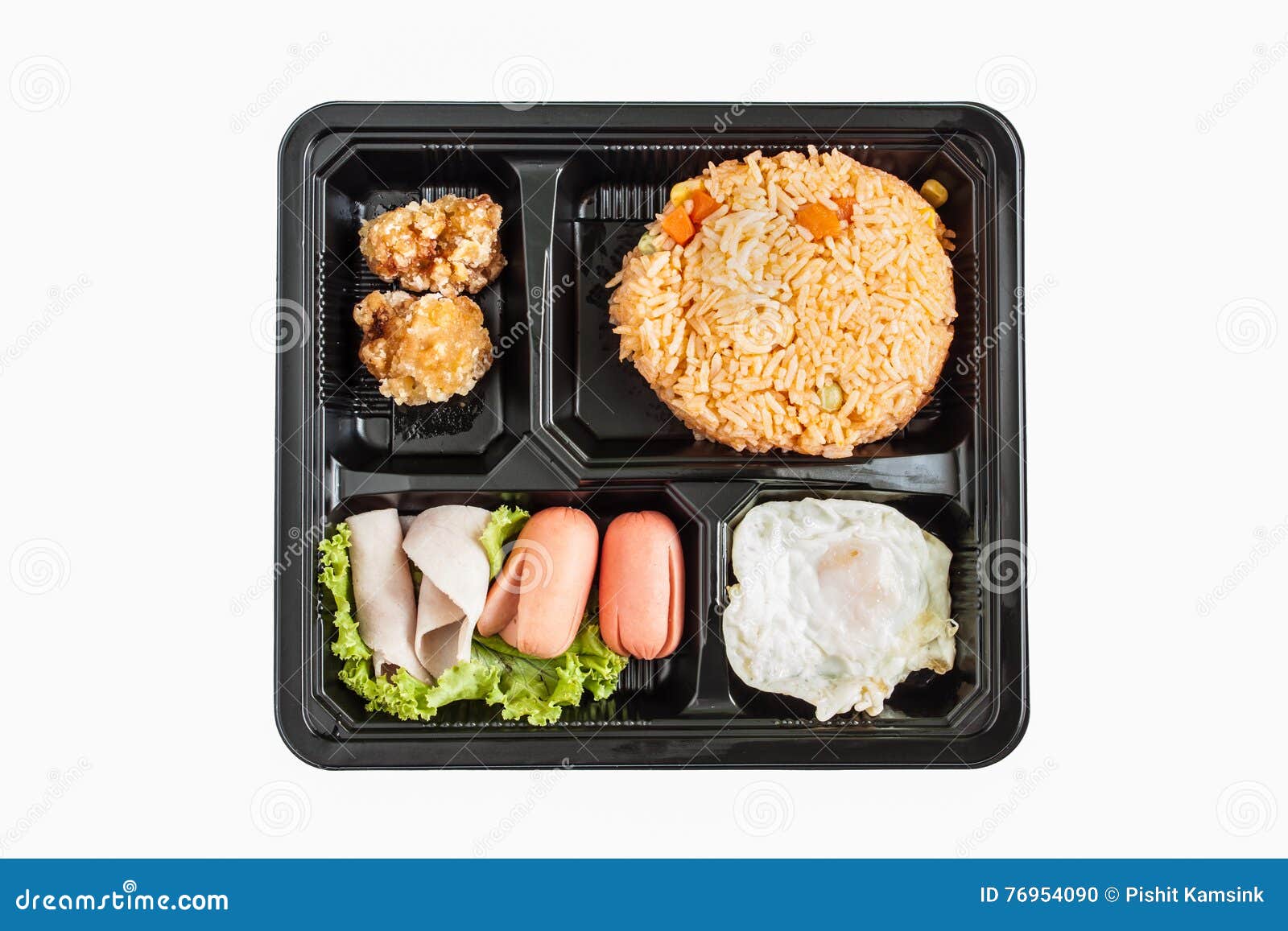 Isolated American Fried Rice Stock Photo - Image of healthy, meal: 76954090