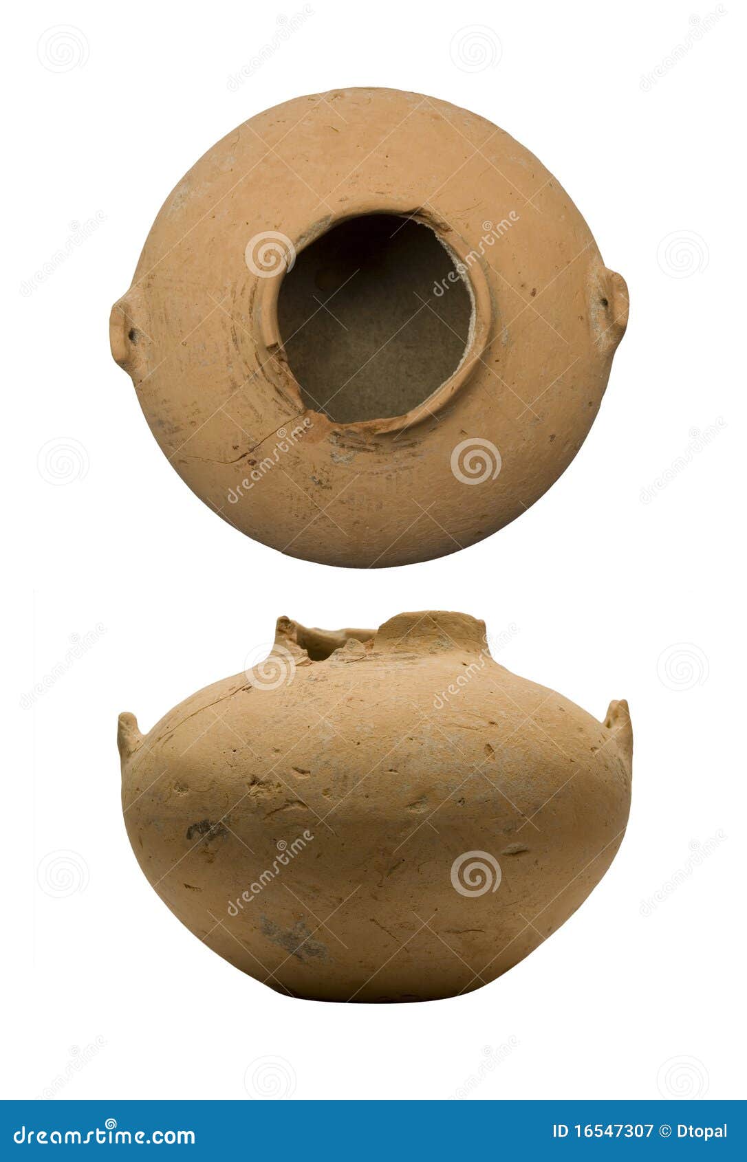 Isolated Ancient Broken Pot Stock Image - Image of archaeology ...