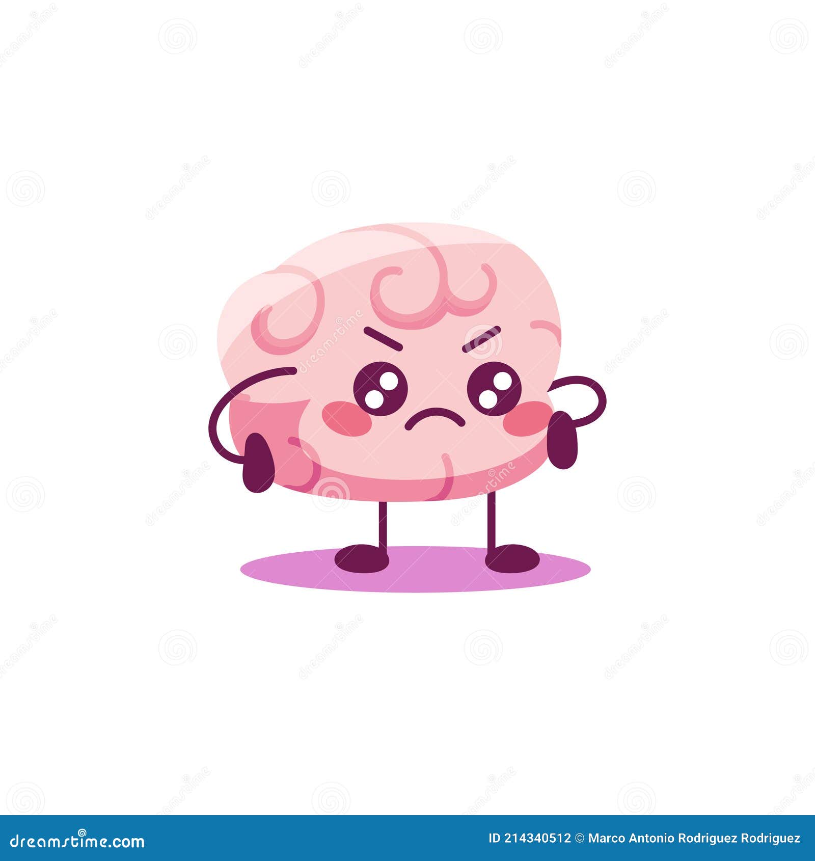 Angry Brain Character Screaming Into Megaphone Stock Image ... Angry Brain Character Screaming Into Megaphone Stock Image ...