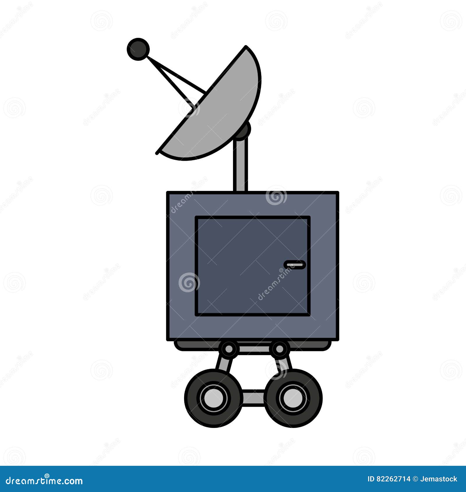 Isolated antenna design stock vector. Illustration of antenna - 82262714