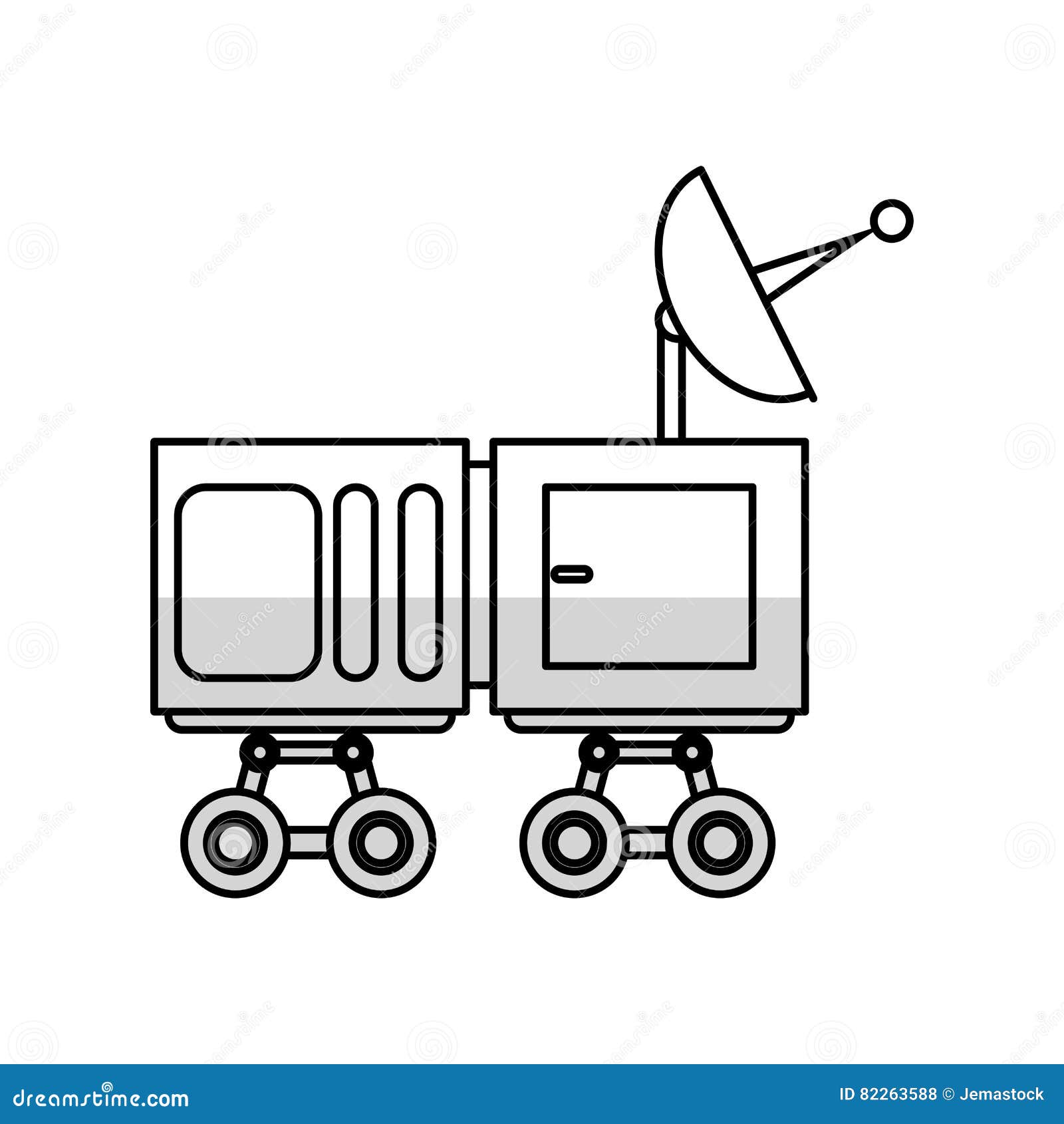 Isolated antenna design stock vector. Illustration of transmission ...