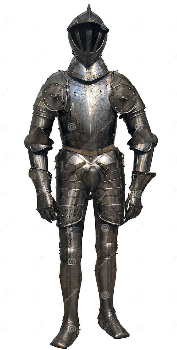 Isolated antique knight stock photo. Image of dospekh - 27691492