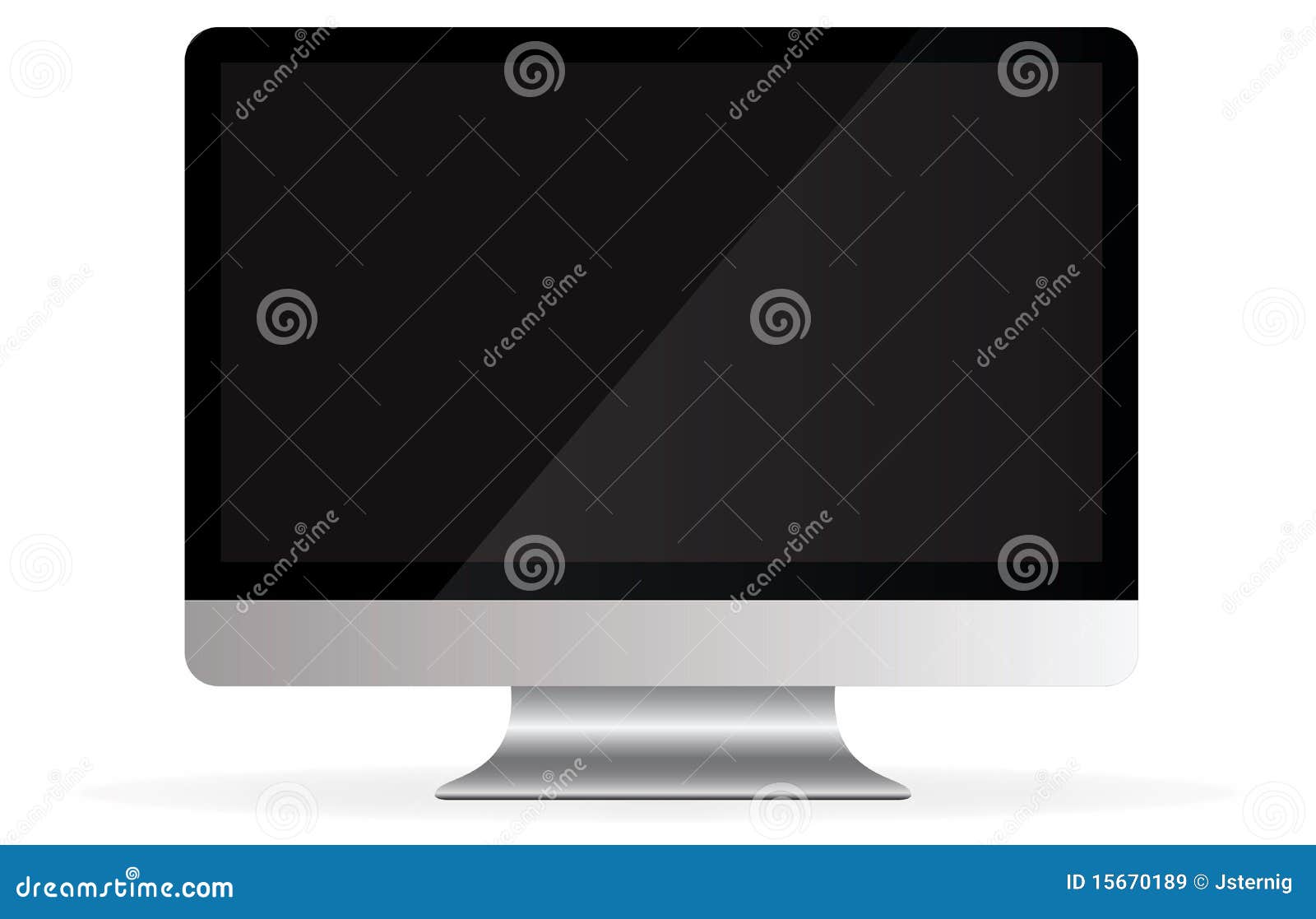 Isolated Desktop Computer (Vector) Editorial Stock Image - Illustration ...