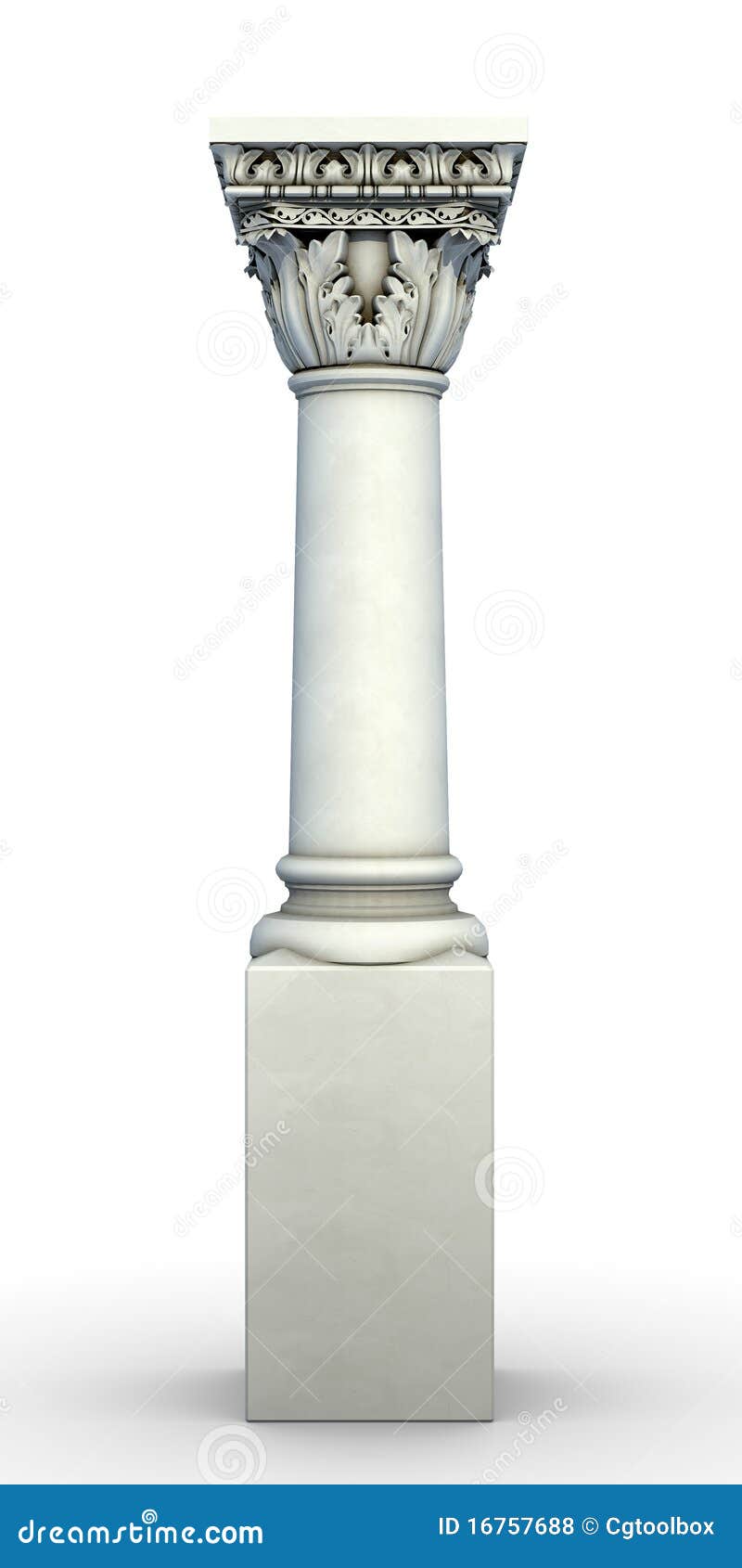 Isolated Architectural Column Stock Photo | CartoonDealer.com #16757688