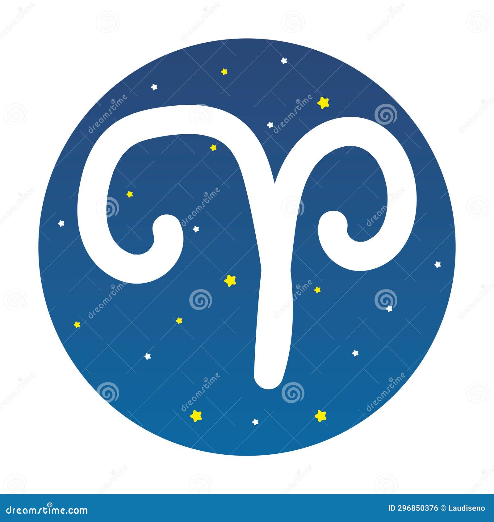 Isolated Aries Colored Zodiac Sign Symbol Vector Stock Vector ...