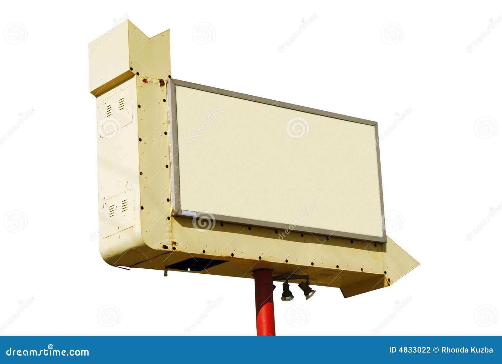 Isolated Arrow Billboard stock photo. Image of arrow, direction - 4833022