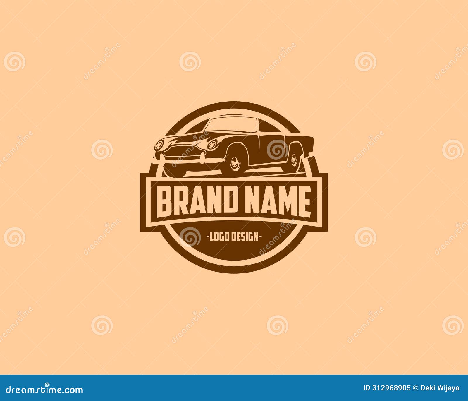 1964 Aston Martin Dbs Silhouette Logo Vector Concept Emblem Isolated ...