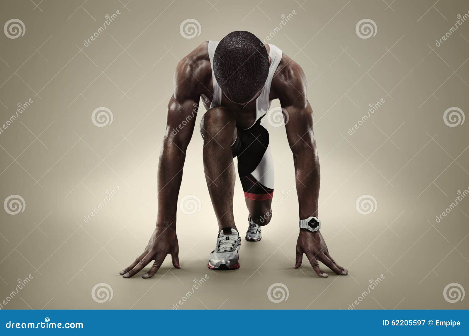 Isolated Athlete runner stock image. Image of body, athleticism - 62205597