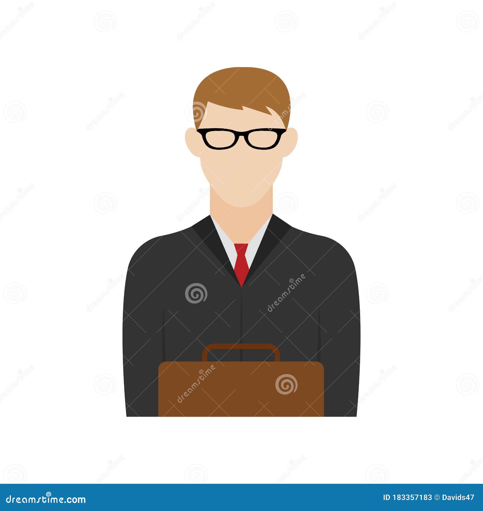 Isolated attorney icon stock vector. Illustration of jury - 183357183
