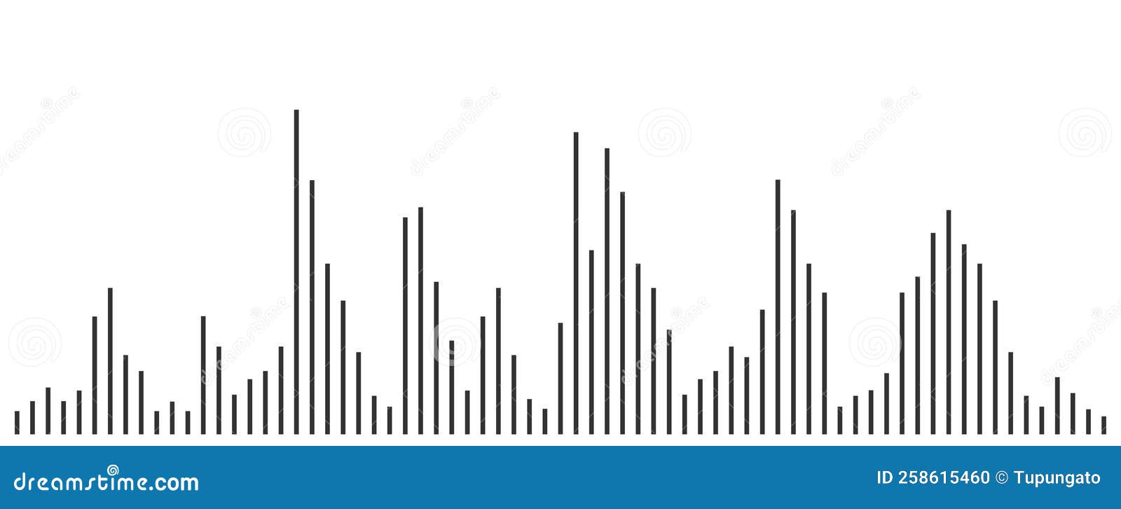 Isolated Audio Levels Display Vector Stock Vector - Illustration of ...