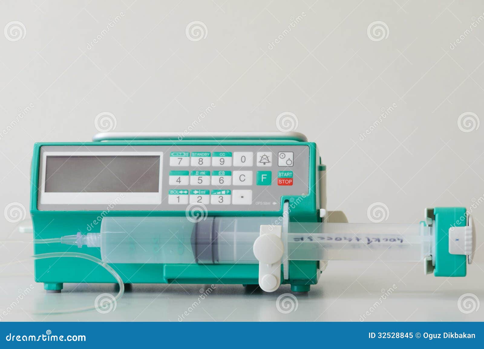 Automatic Injection Machine Perfusor Isolated Stock Image - Image of ...