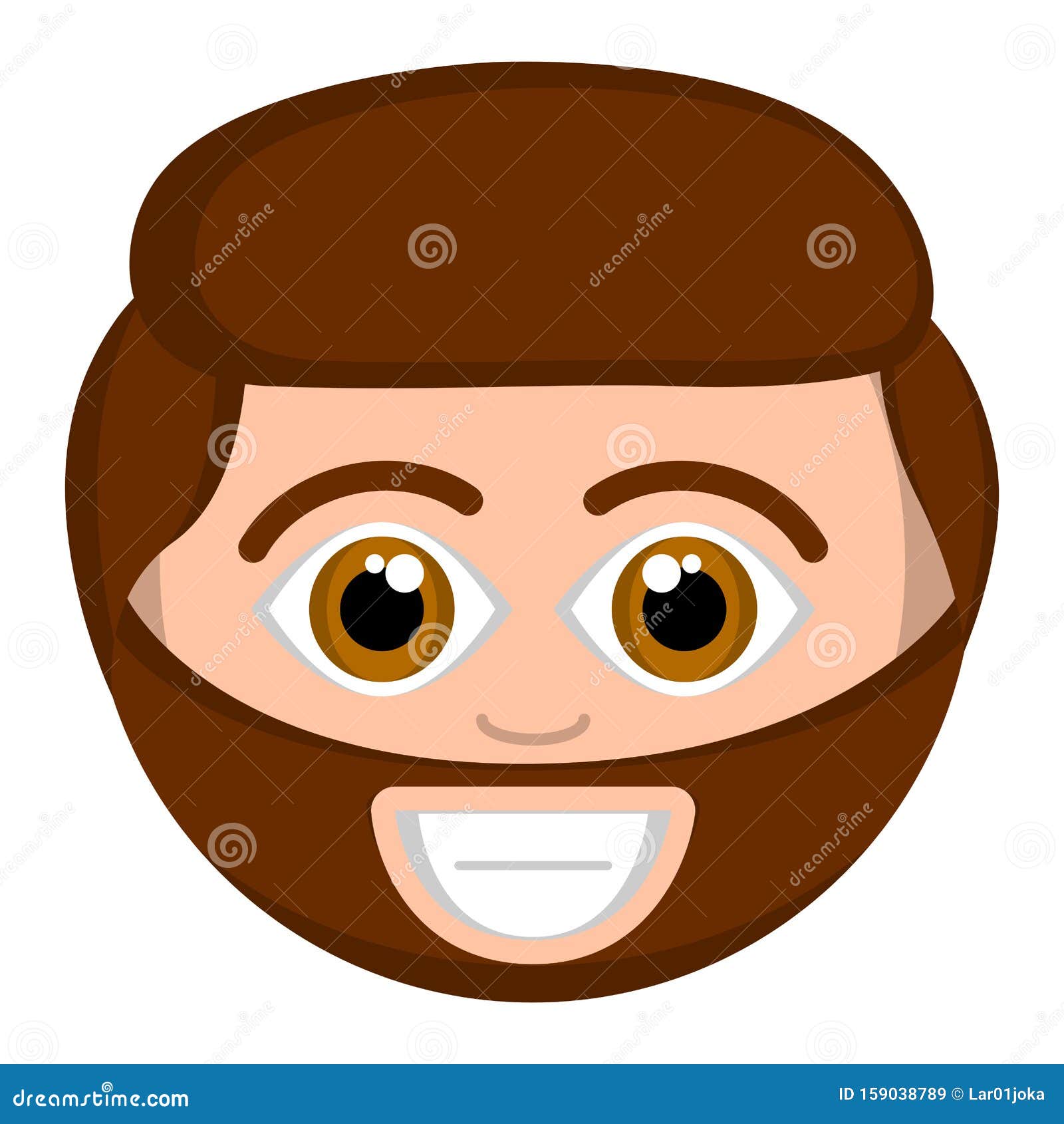 Isolated avatar of a man stock vector. Illustration of profile - 159038789