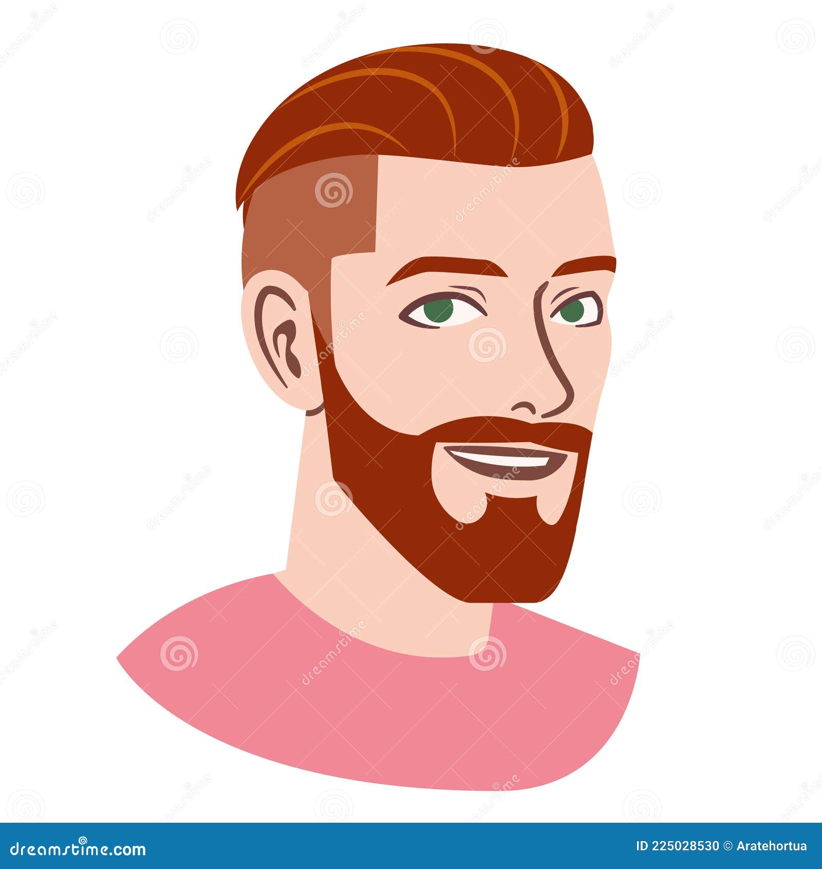 Isolated avatar of a man stock vector. Illustration of person - 225028530