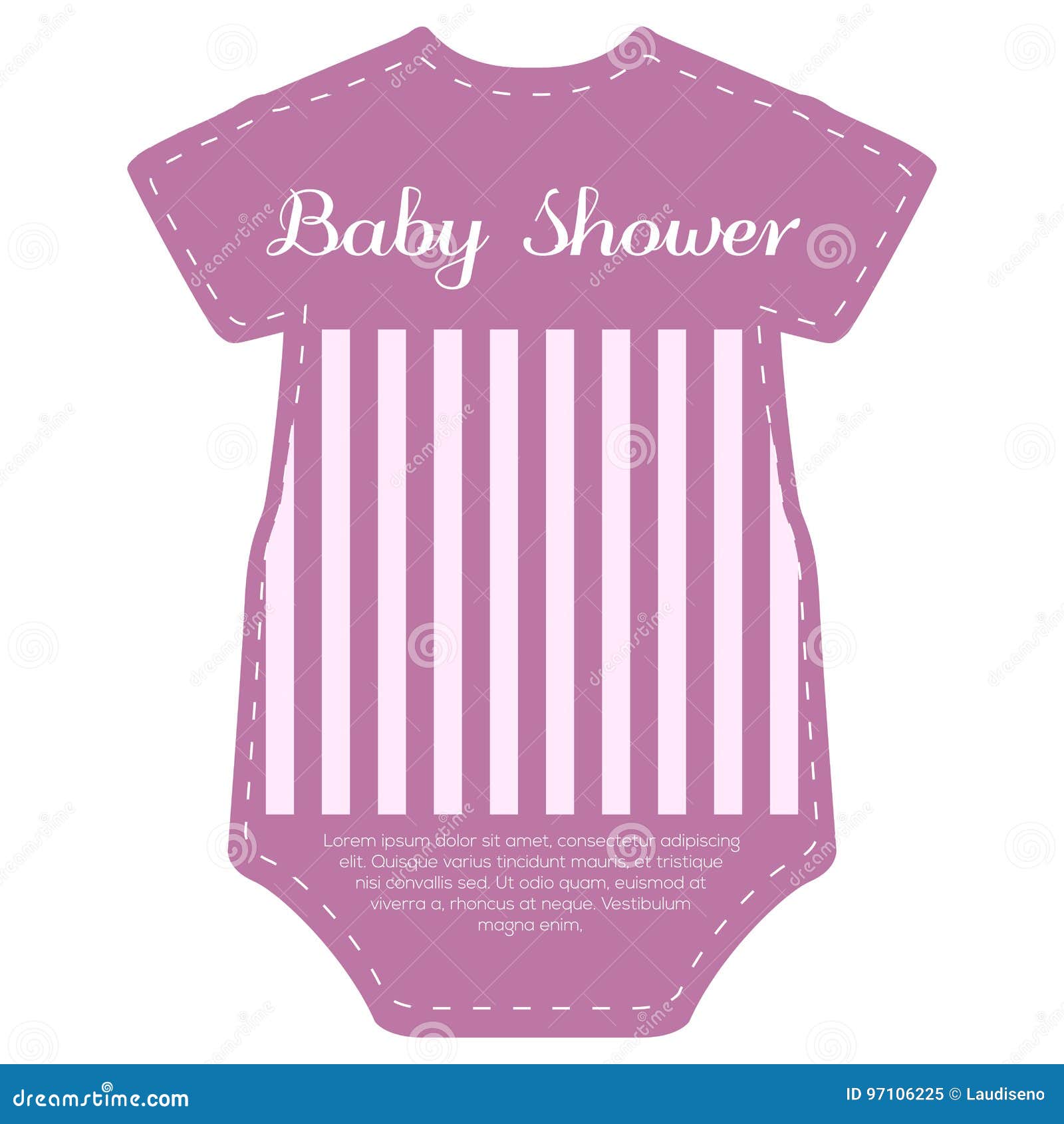 Isolated baby shower label stock vector. Illustration of label - 97106225