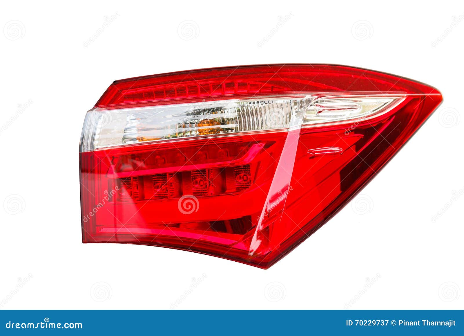 Isolated back car light. stock image. Image of modern - 70229737