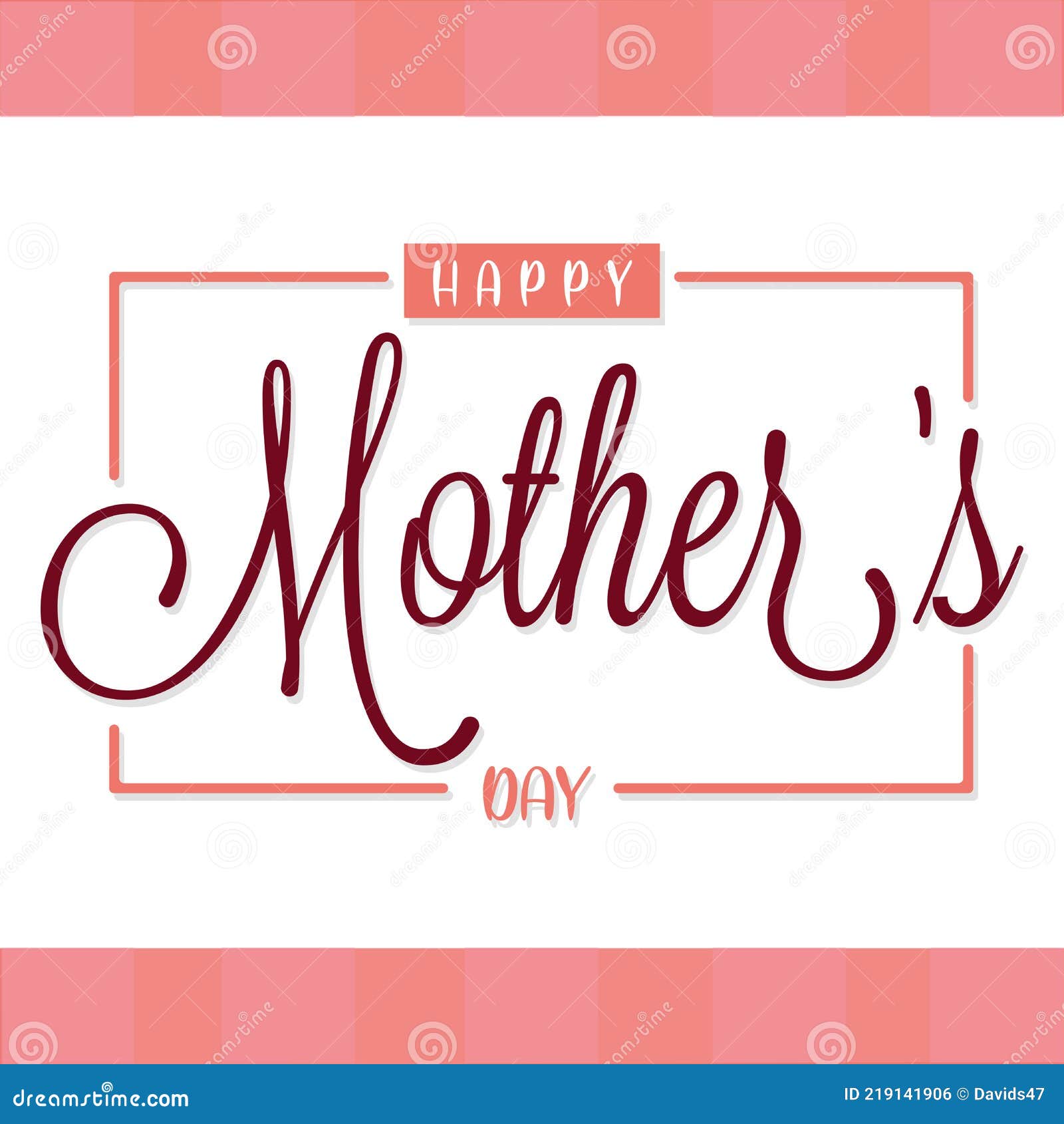 Isolated Badge With Text Mother Day Stock Vector Illustration Of