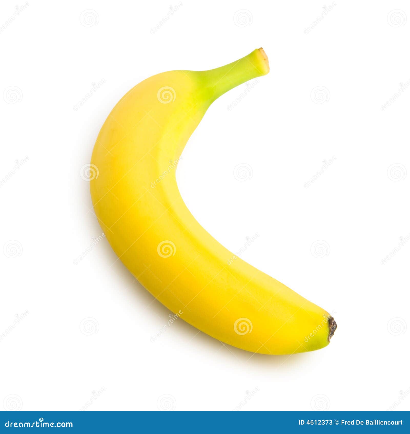 Isolated Banana stock image. Image of clipping, fruit - 4612373