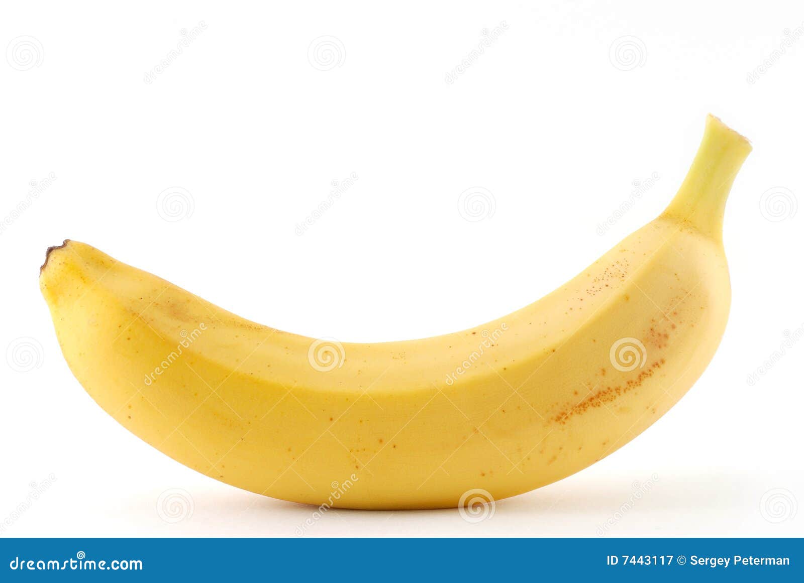 Isolated banana stock image. Image of tropical, healthy - 7443117