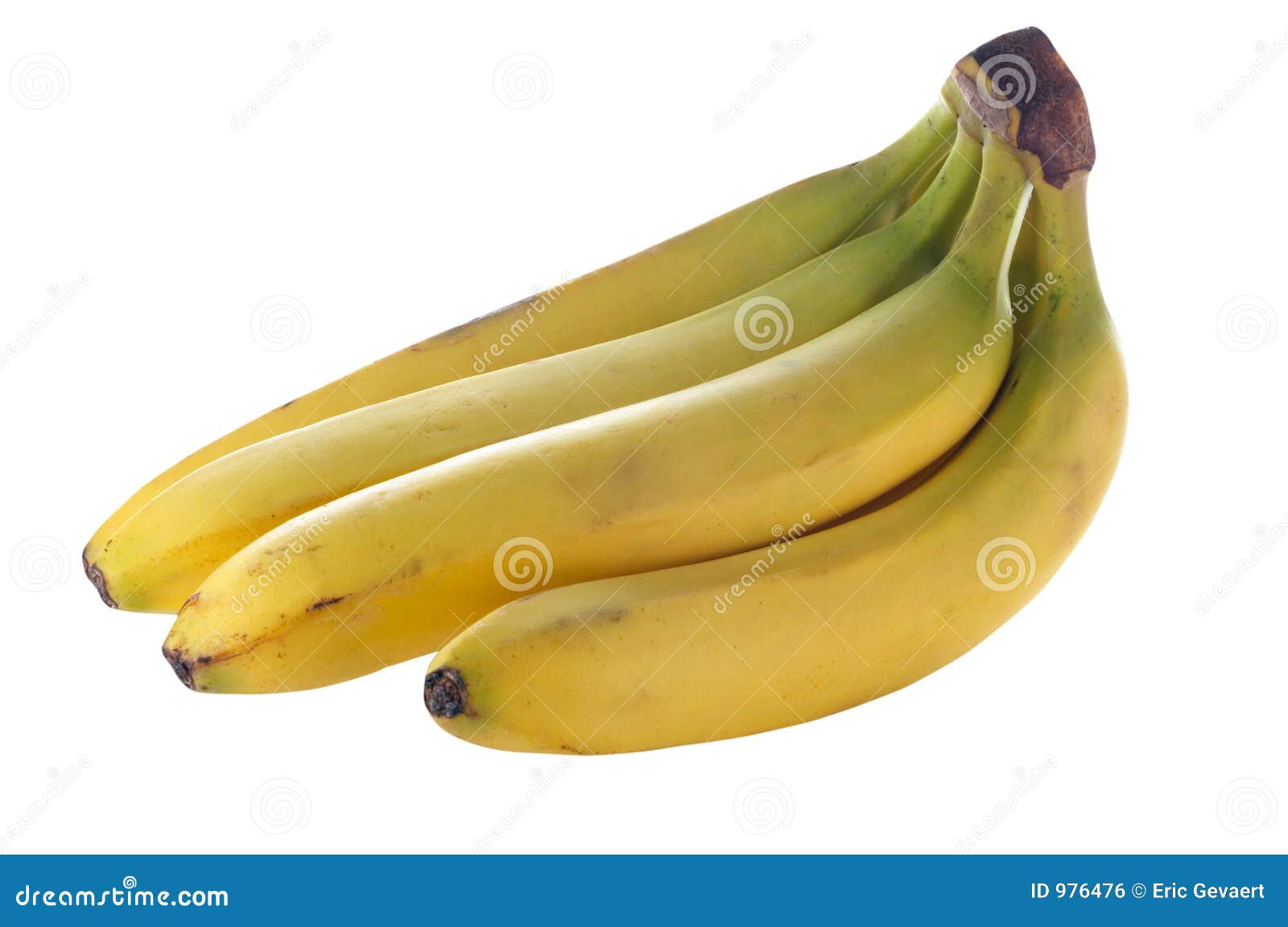 Isolated banana stock photo. Image of tropical, specks - 976476