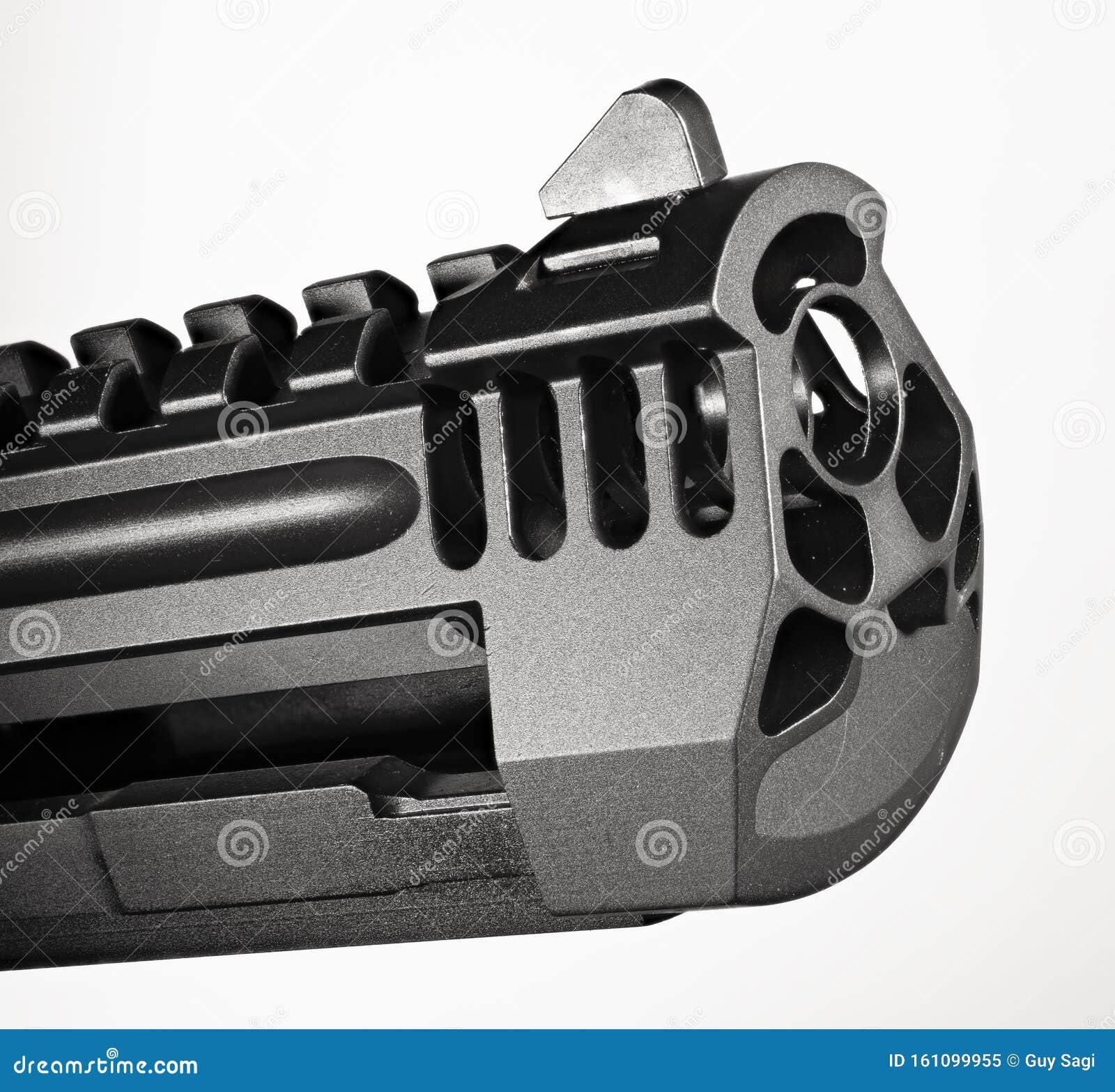 Isolated Barrel of a Handgun Stock Image - Image of steel, black: 161099955