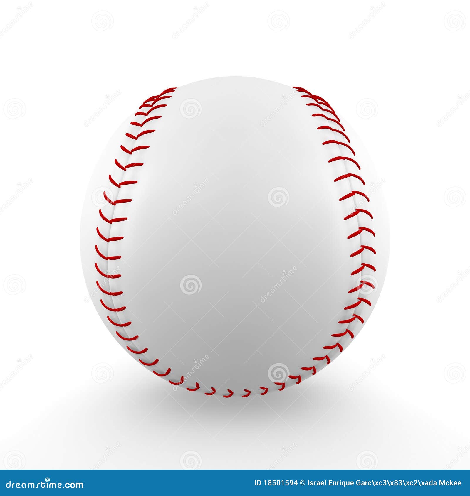 Isolated baseball stock illustration. Illustration of realistic - 18501594