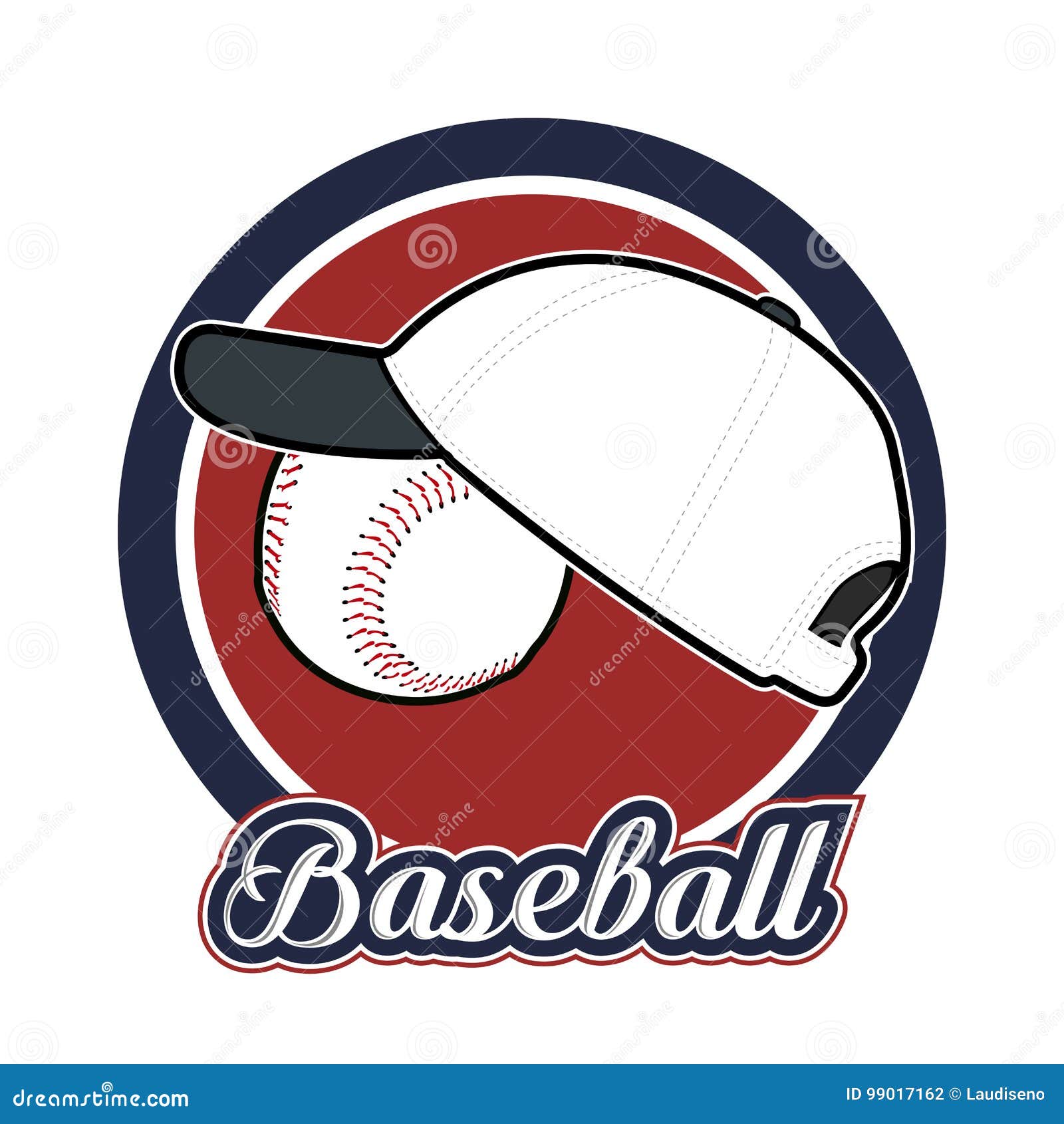 Isolated baseball emblem stock vector. Illustration of banner - 99017162