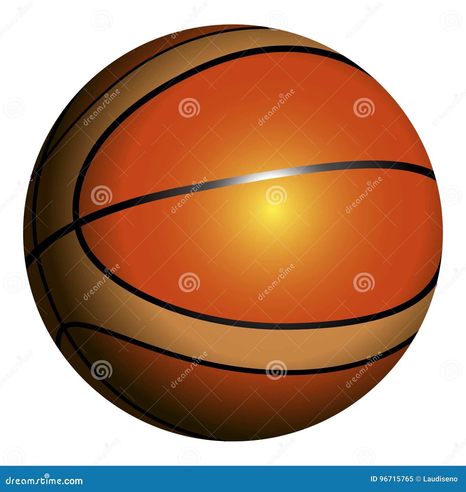 Isolated basketball ball stock vector. Illustration of basketball ...