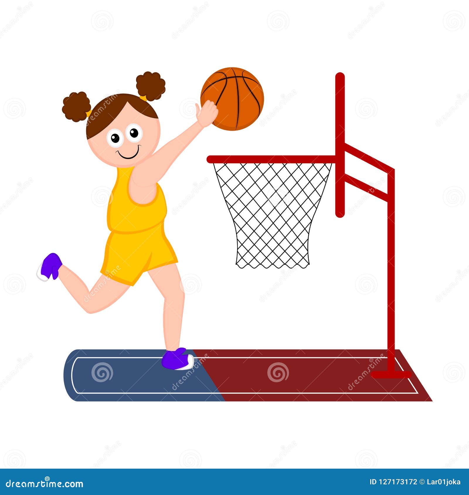 Isolated Basketball Player Scoring a Point Stock Vector - Illustration ... Isolated Basketball Player Scoring a Point Stock Vector - Illustration ...