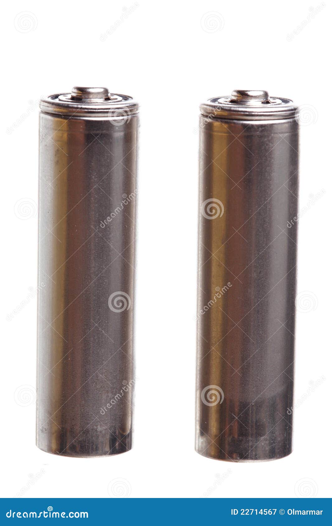 Isolated battery stock image. Image of closeup, macro - 22714567