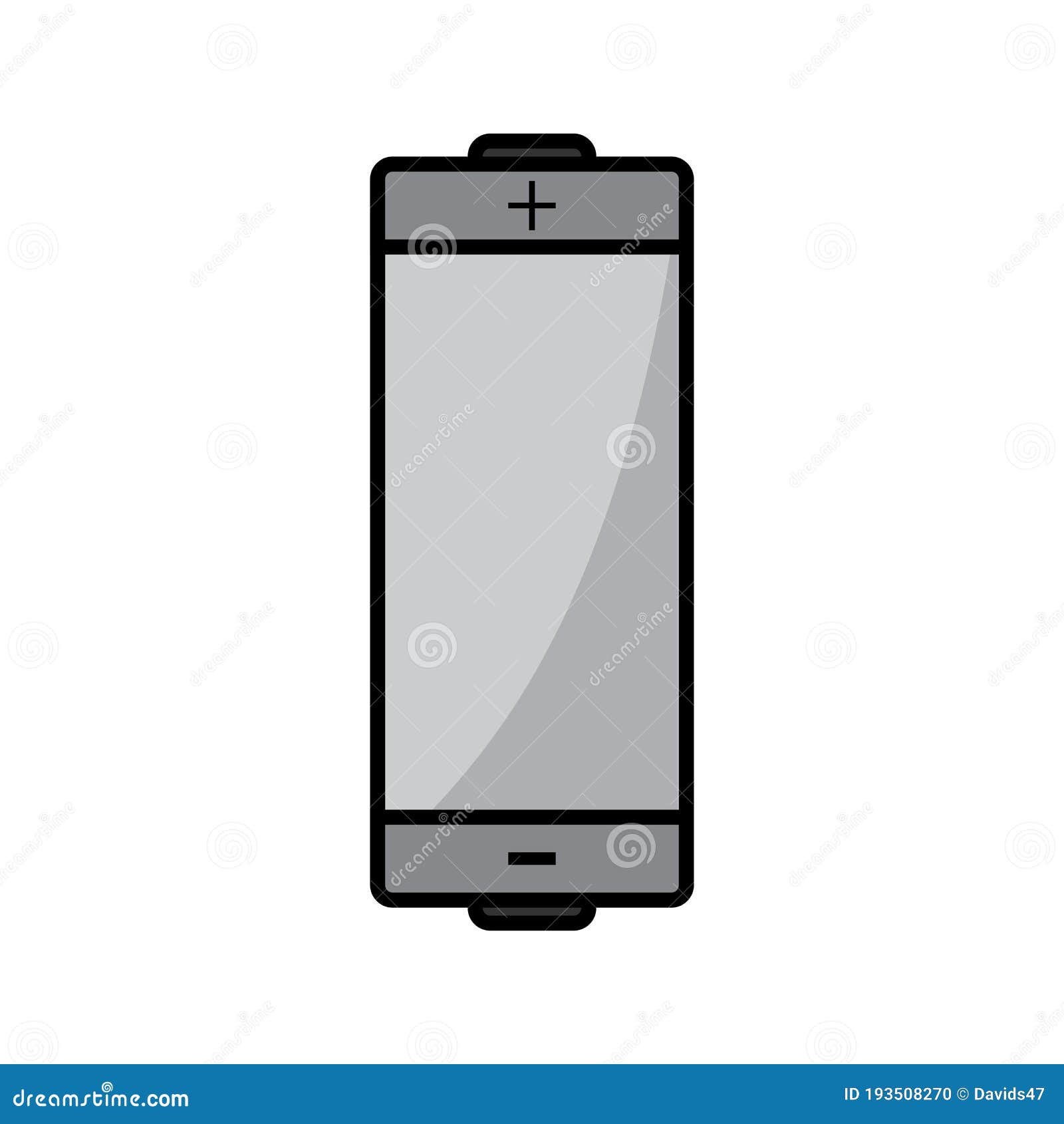 Isolated Battery Accumulator Module Cells With 4680 Tabless Type Vector ...