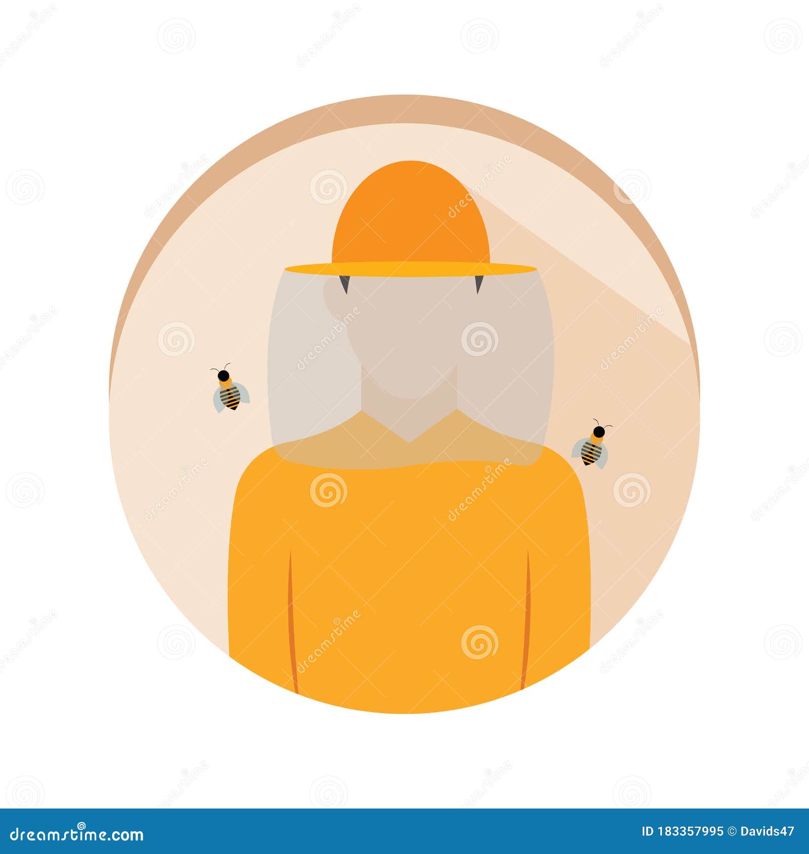 Isolated beekeeper icon stock vector. Illustration of beekeeping ...