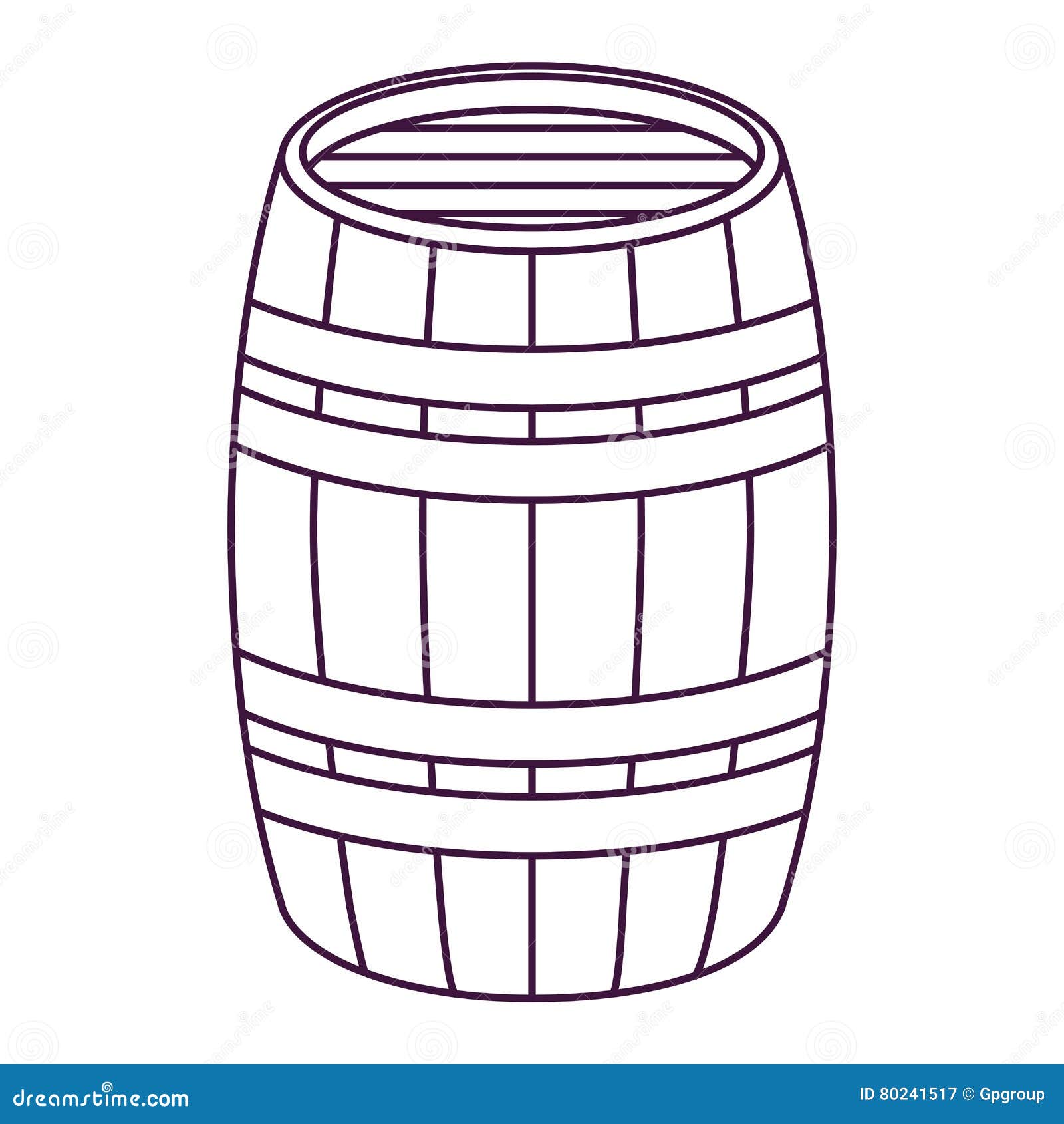 Isolated Beer Barrel Design Stock Vector - Illustration of brewed ...