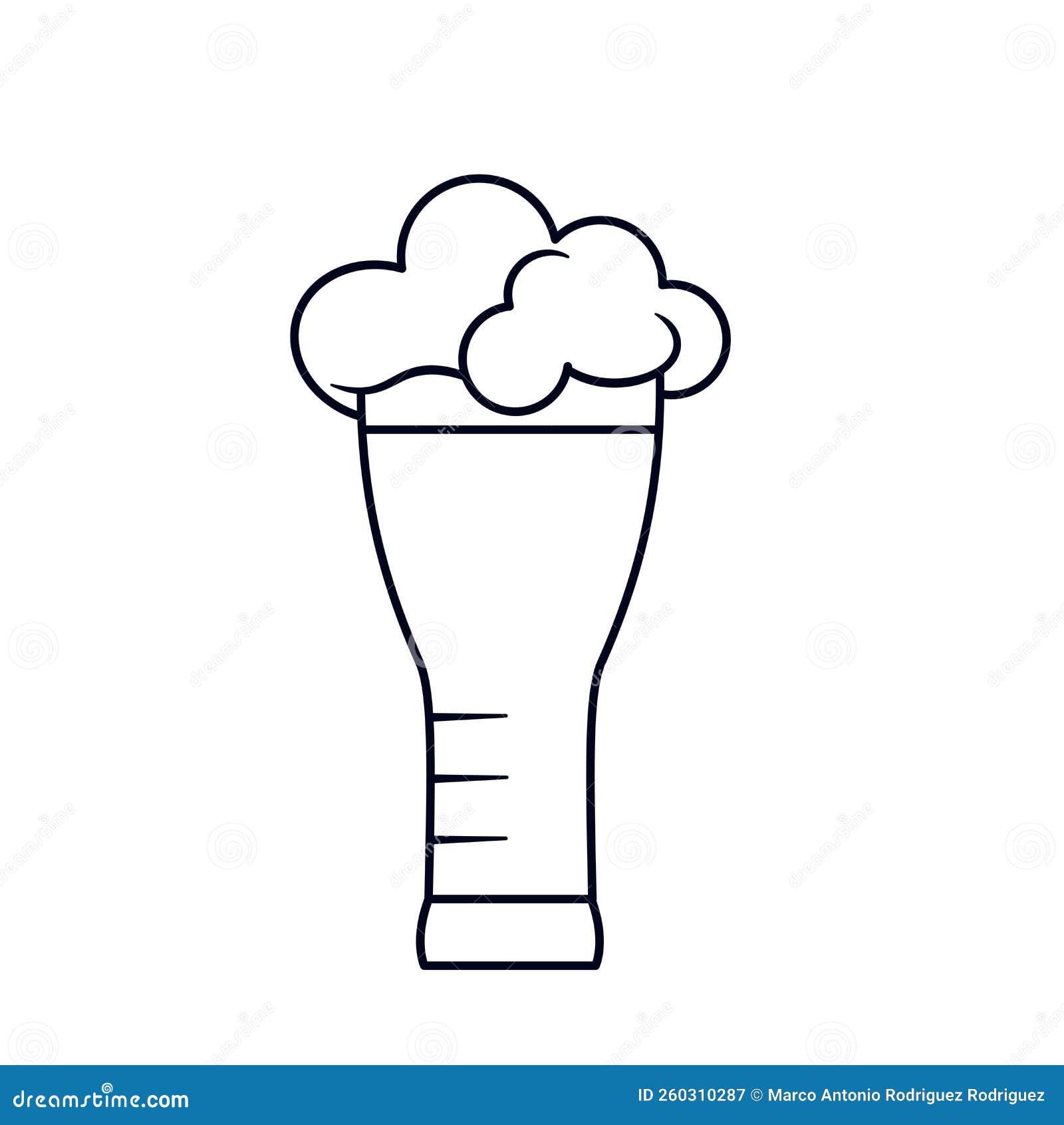 Isolated Beer Draw Oktoberfest Vector Illustration Stock Vector ...