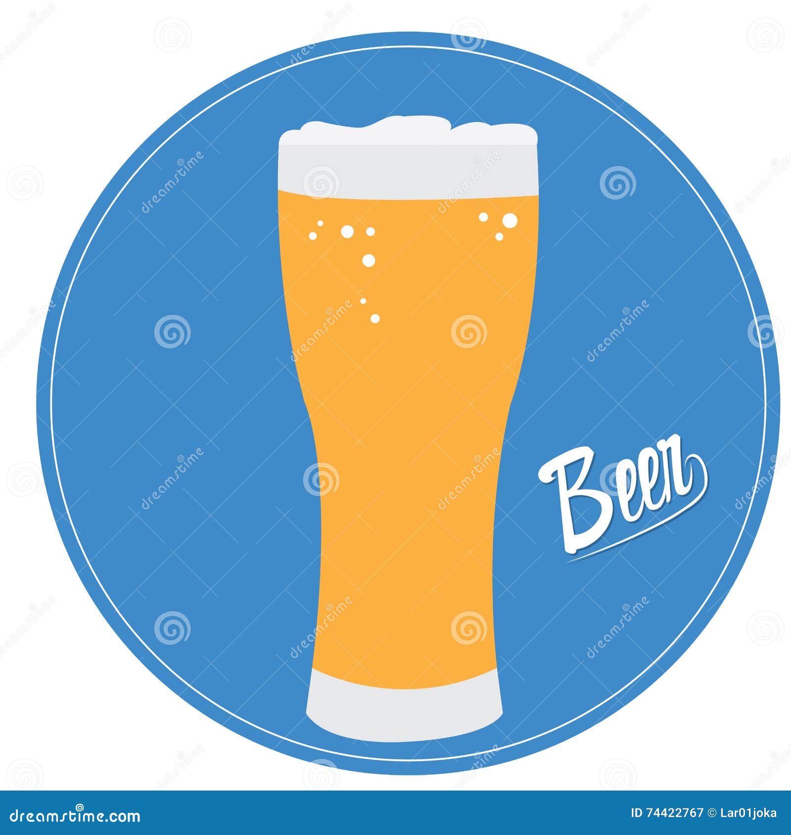 Isolated Beer, Vector Illustration Stock Vector - Illustration of ...